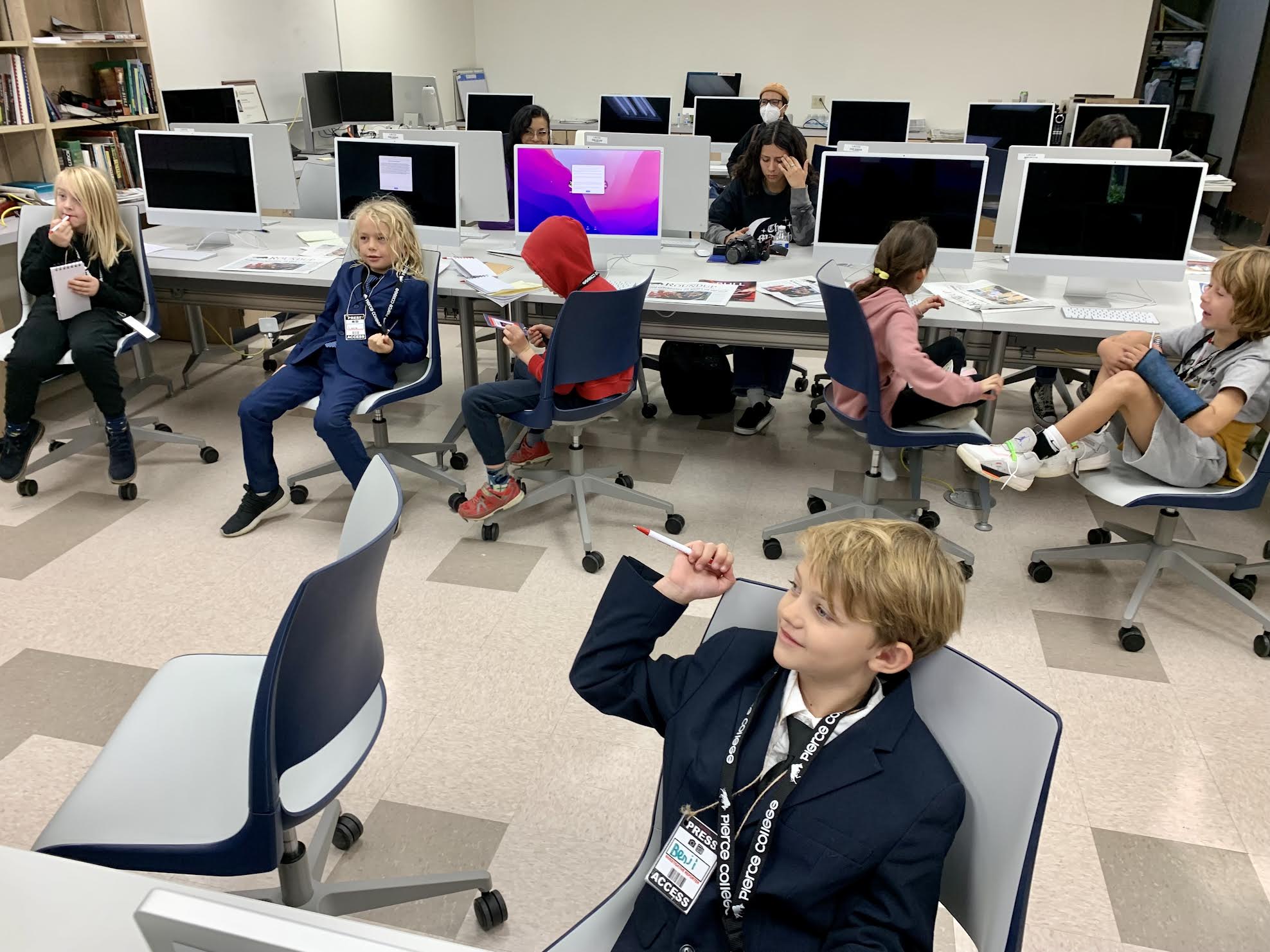 Sycamore students visit Pierce College Roundup newspaper • The Malibu Times